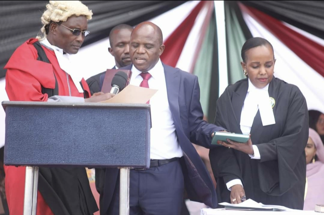 H.E MAJ RTD DR. DHADHO GODHANA GADDAE TAKES OATH OF OFFICE - County ...